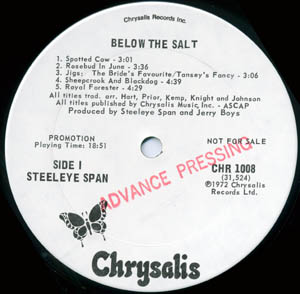Steeleye Span: Below the Salt